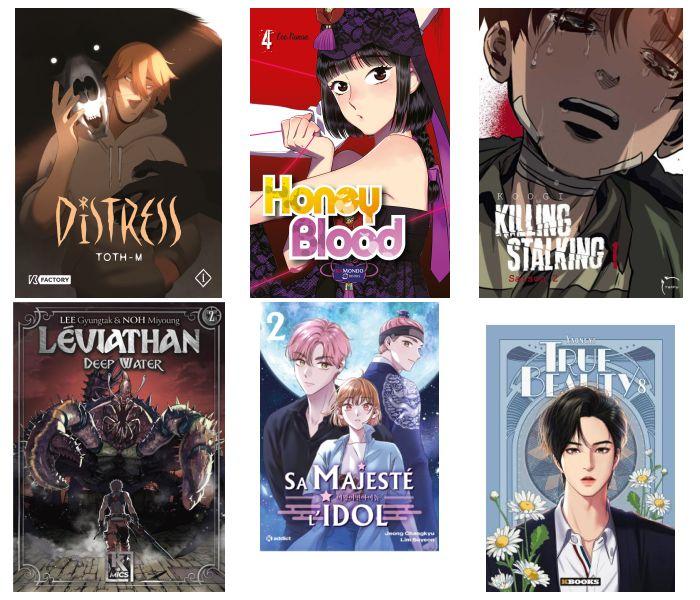 Planning des sorties webtoon en librairie Juin - Juillet 2023 - Webtoon ...